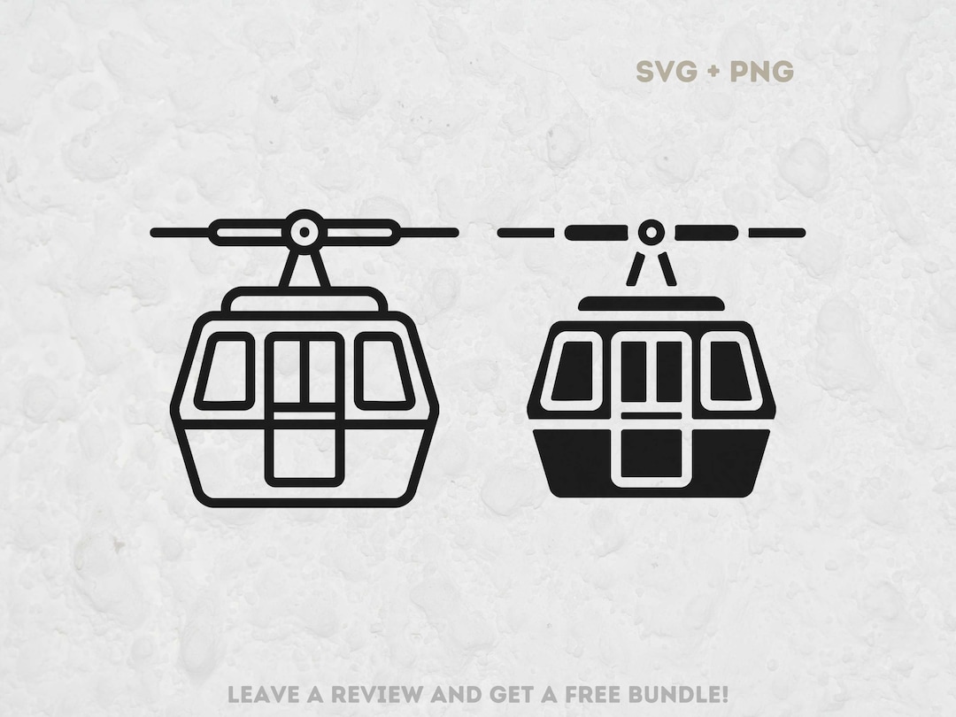 Cable Car SVG, Svg Files for Cricut, Cable Car Clipart, Ski Resort SVG ...