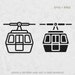 Cable Car SVG, Svg Files for Cricut, Cable Car Clipart, Ski Resort SVG ...