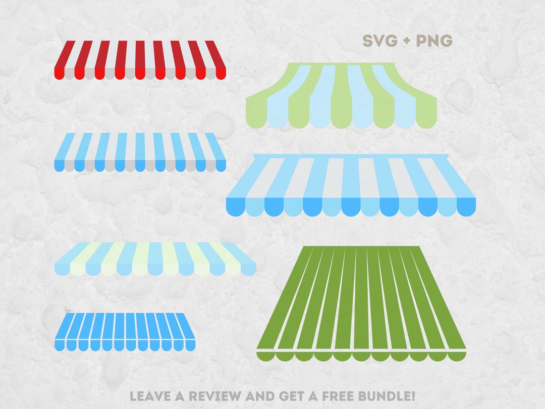 Awning SVG Bundle, Svg Files for Cricut, Curtain SVG, Awning Cut File ...