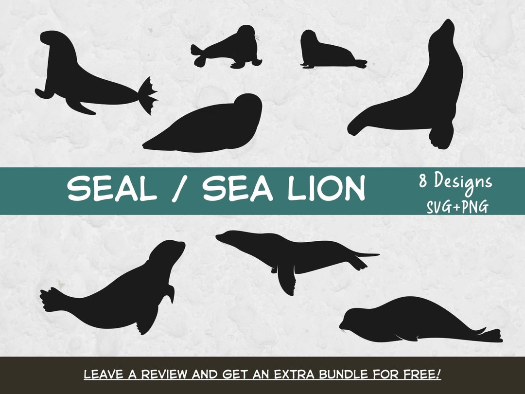 Seal Svg, SVG Files for Cricut, Sea Lion Svg, Seal Vector, Seal Cut ...