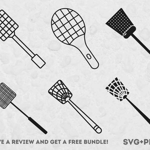 Fly Swatter Svg, Svg Files for Cricut, Insect Svg, Fly Clipart, Summer ...