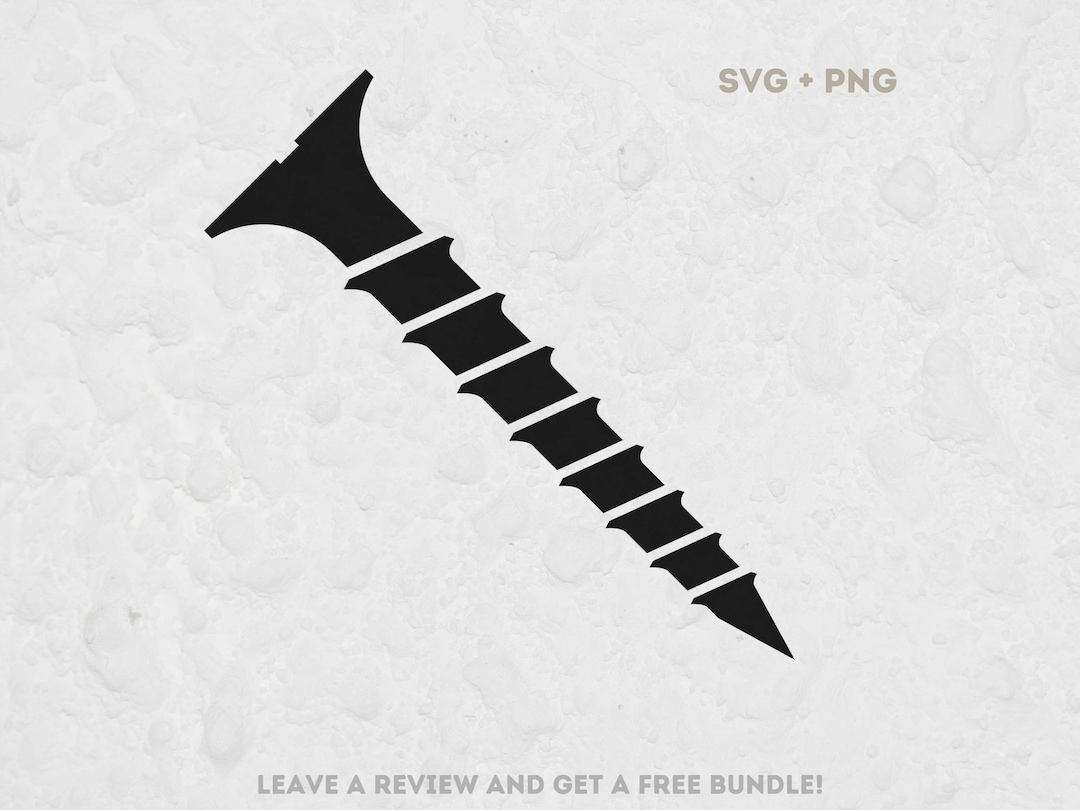 Screw SVG, Svg Files for Cricut, Screw Clipart Image, Build Clipart ...