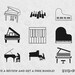 Piano SVG, Svg Files for Cricut, Piano Clipart, Dance SVG, Music ...
