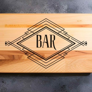 Art Deco Bar Sign SVG SVG Files for Cricut Bar Sign Cut - Etsy