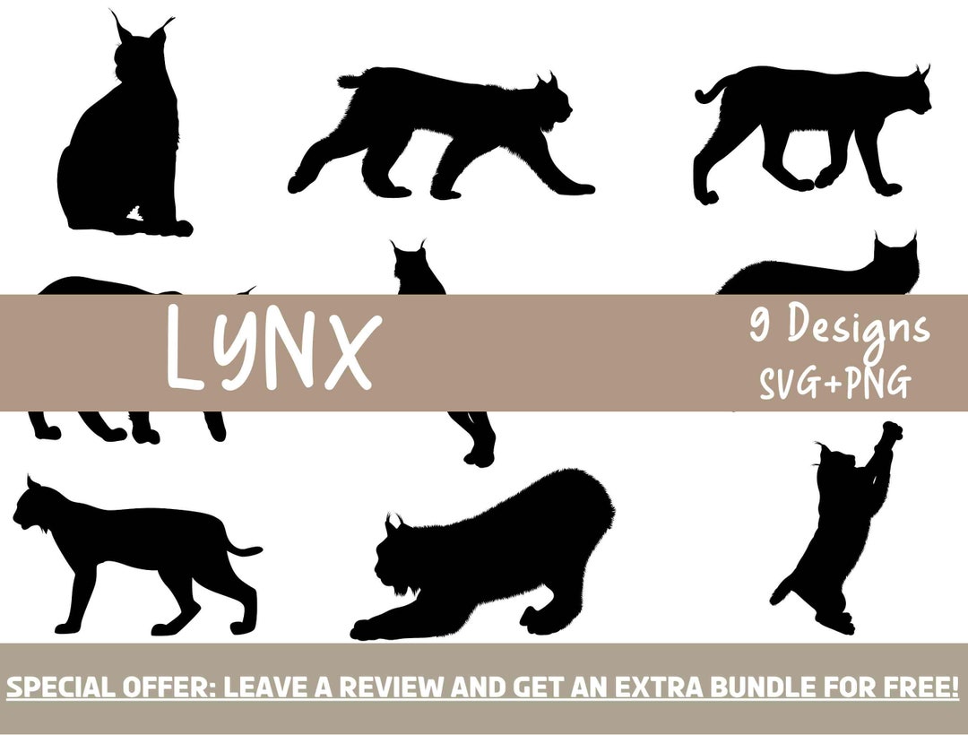 Lynx Svg Cut File, Svg Files for Cricut, Lynx Vector, Lynx Cut File ...