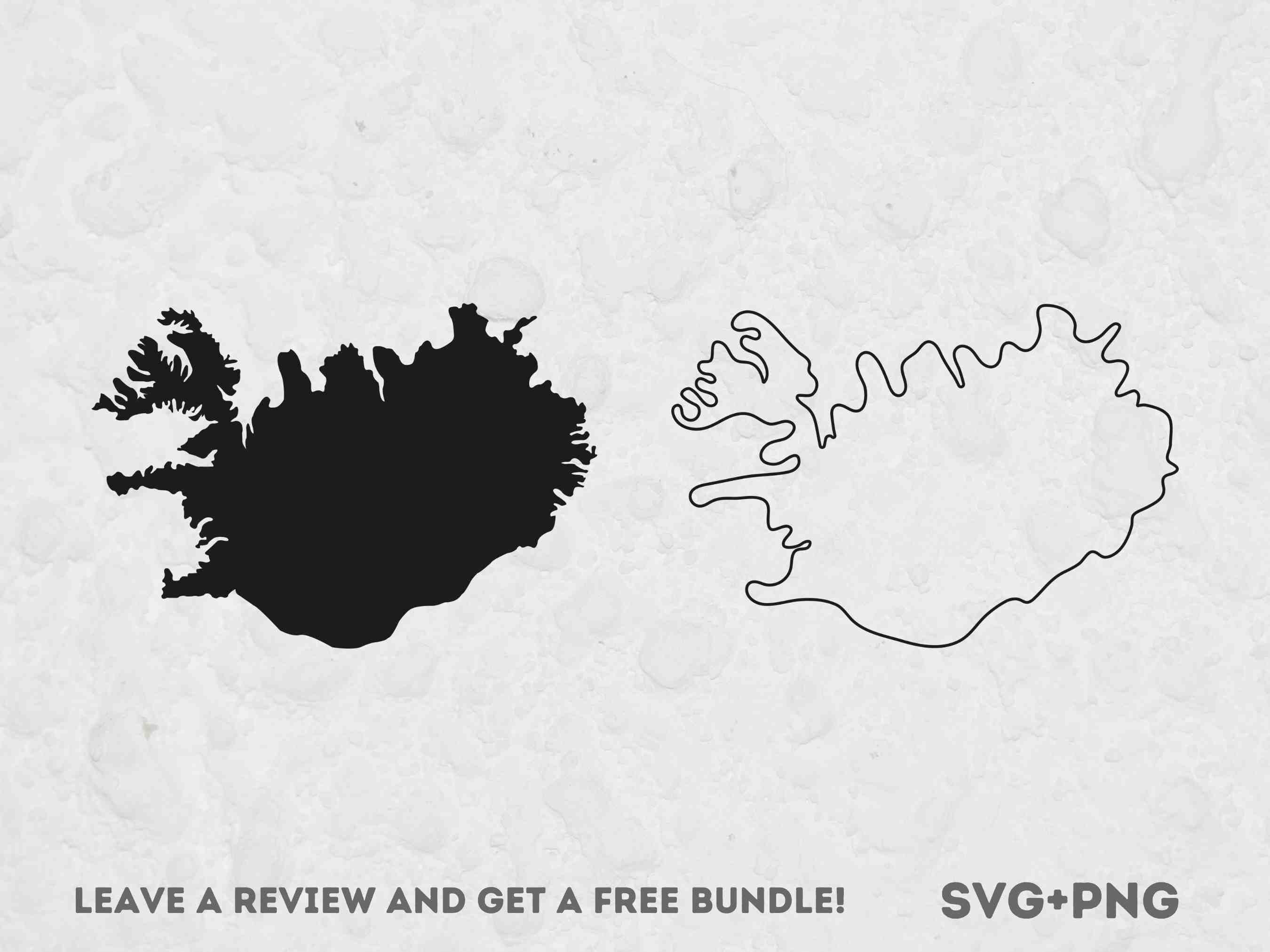Iceland SVG, Iceland Outline, Iceland Solid, Svg Files for Cricut ...