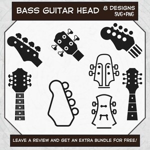 Bass Guitar Svg, SVG Files for Cricut, Bass SVG, Bass Clipart, Bass ...