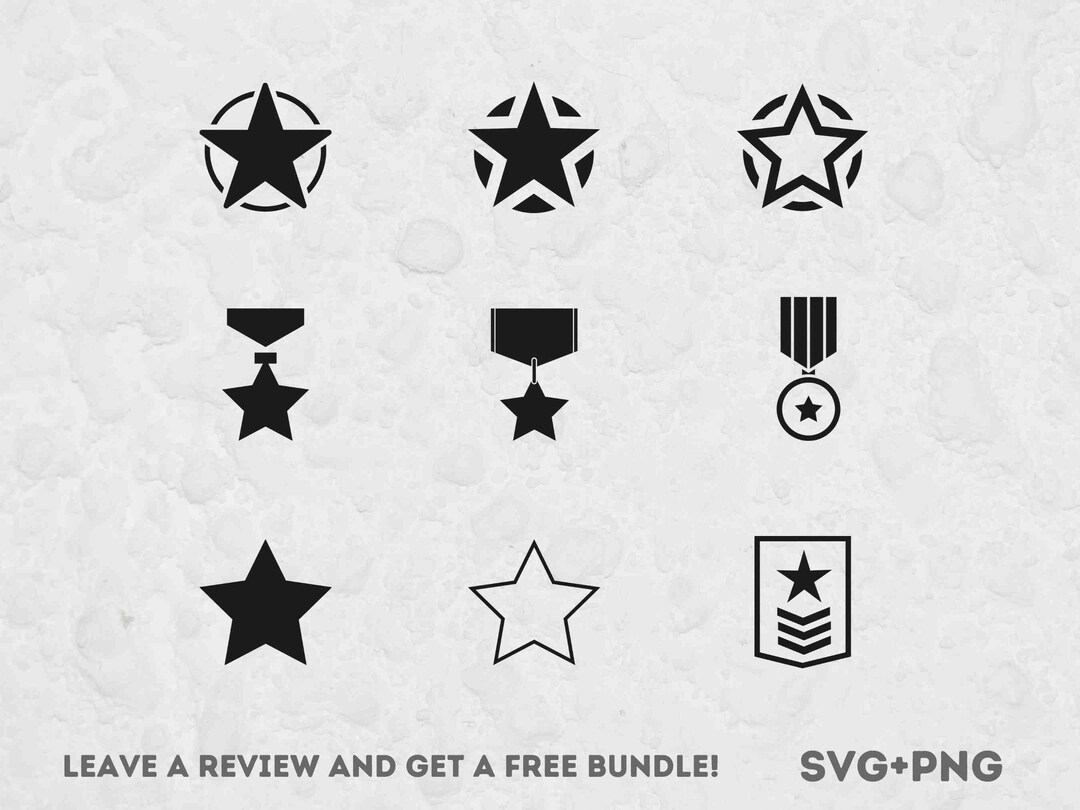 Army Star Svg, Badge SVG, Army Svg, SVG Files for Cricut, Military SVG ...
