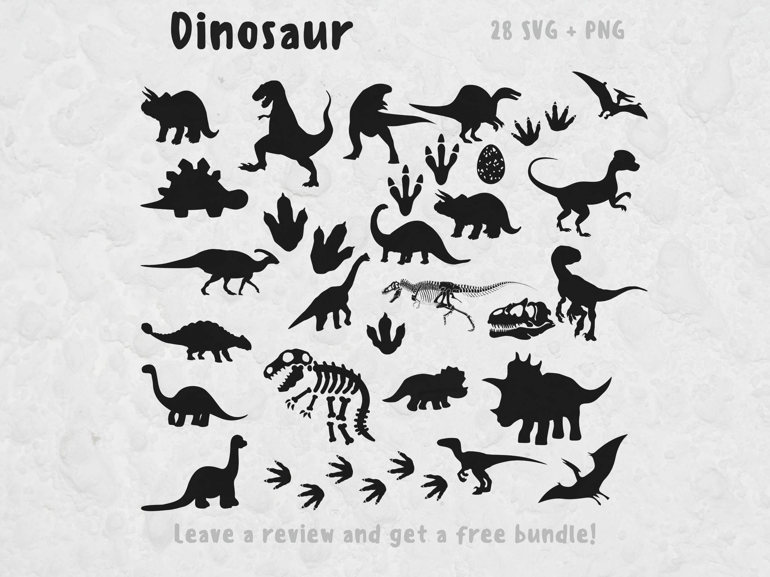 DINOSAUR Svg Bundle SVG Files for Cricut Dinosaur - Etsy