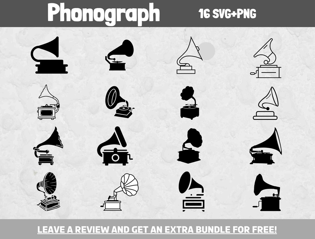 Record Player Svg, SVG Files for Cricut, Retro Music Clipart ...