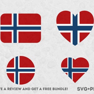 Norway SVG, Svg Files for Cricut, Flag of Norway SVG, Norway Cut File ...