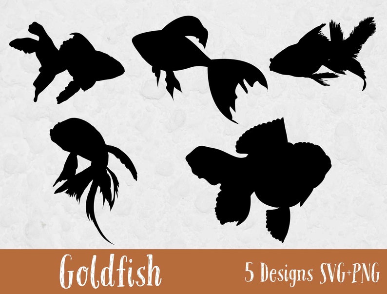 Goldfish Svg Bundle Svg Files for Cricut Fish Svg Aquarium - Etsy