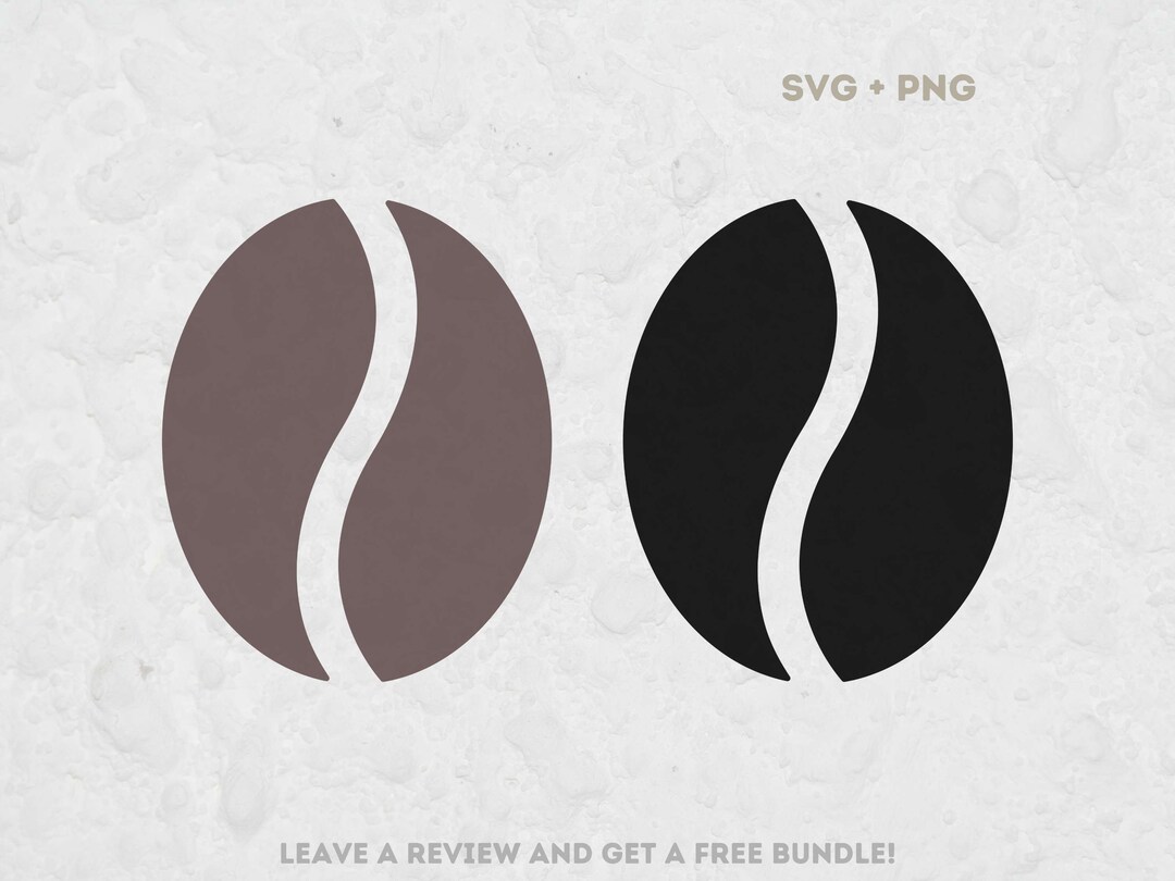 Coffee Bean SVG, SVG Files for Cricut, Coffee Clipart Image, Coffee ...
