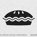 Pie SVG Cut File, Svg Files for Cricut, Pie Clipart, Pie PNG, Baking ...