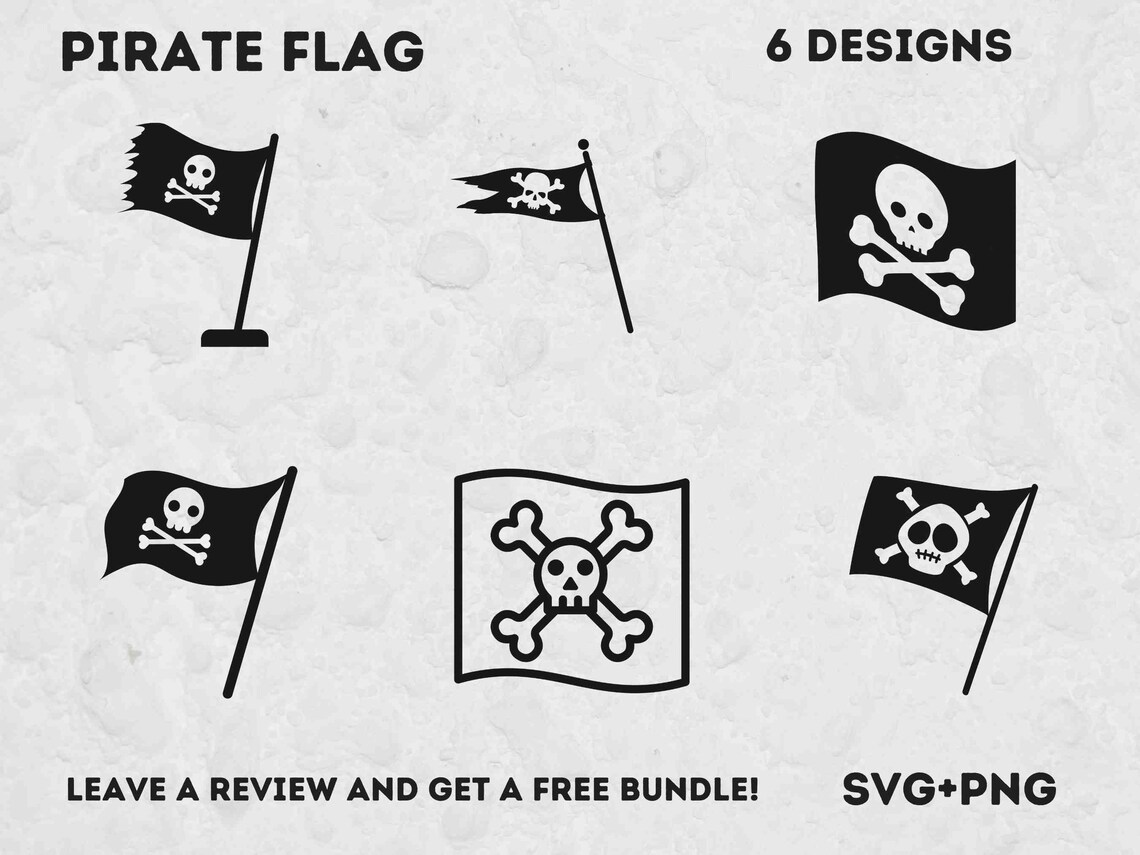 Pirate Flag SVG Pirate Clipart SVG Files for Cricut Pirate - Etsy