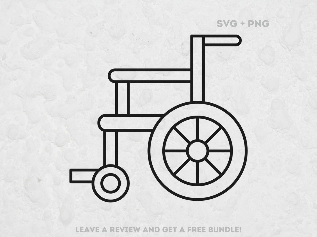 Wheelchair Svg Cut File, SVG Files for Cricut, Chair Clipart ...