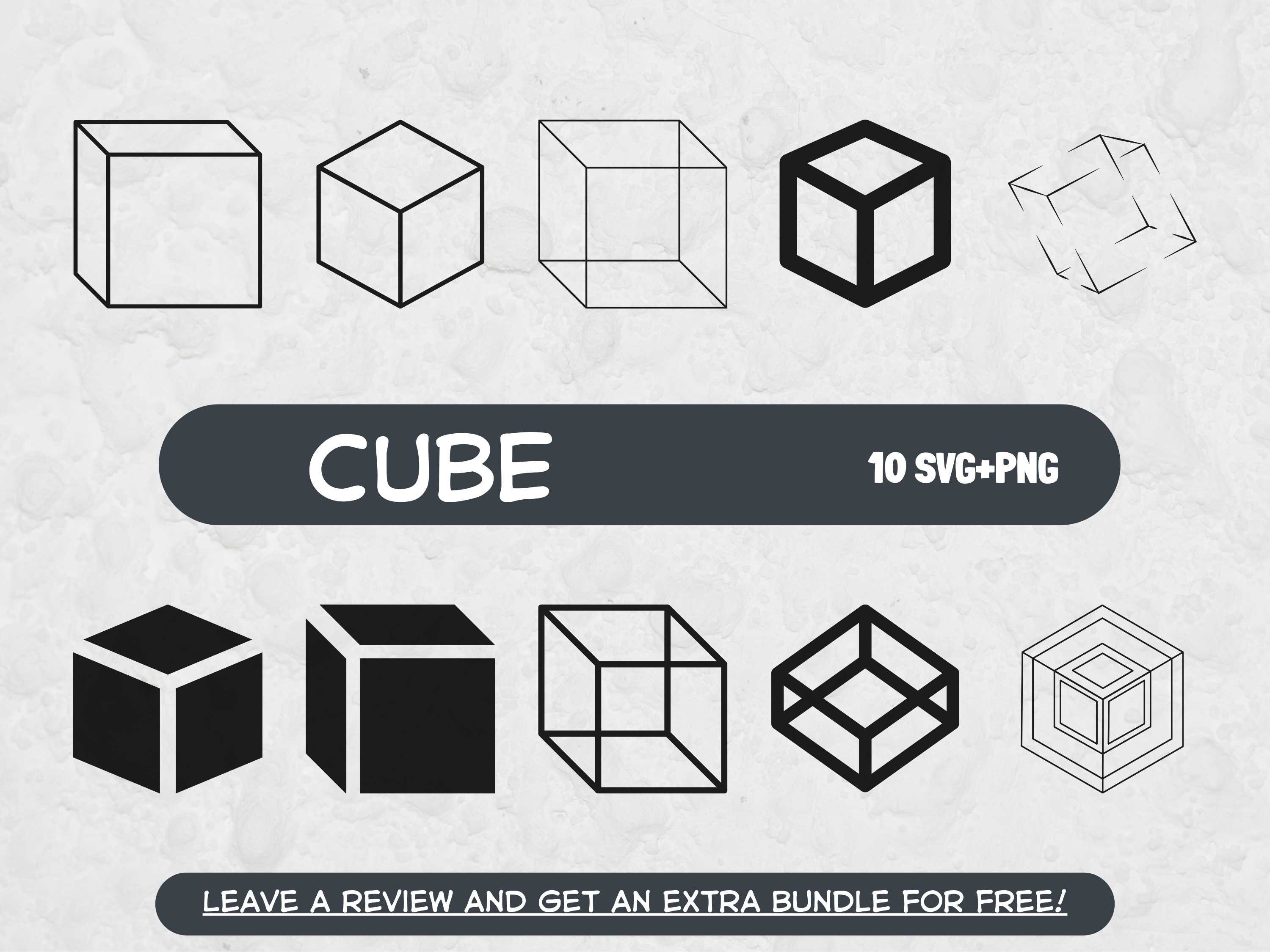 Cube Svg SVG Files for Cricut Cubes SVG Geometry Clipart - Etsy