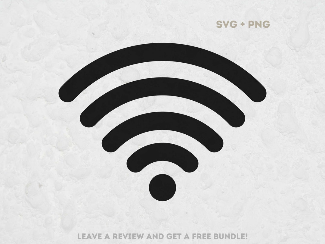 Wi-fi Svg, Svg Files for Cricut, Internet Icon, Computer Clipart ...