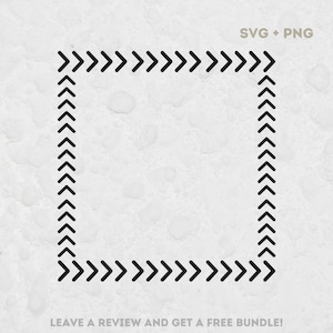 Arrow Frame SVG, Svg Files for Cricut, Chevron Svg, Frame Clipart ...