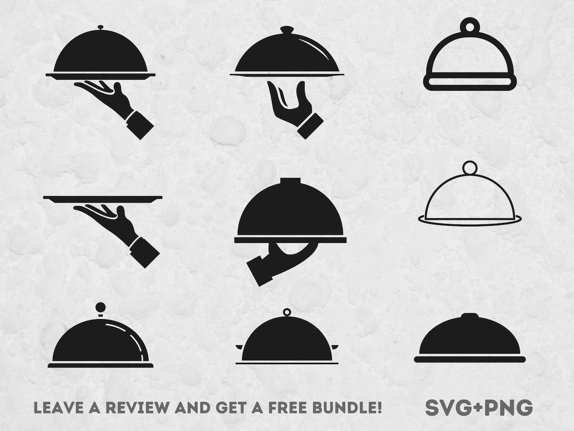 Catering SVG Bundle, Restaurant SVG, Kitchen Clipart, Catering Tray Svg ...