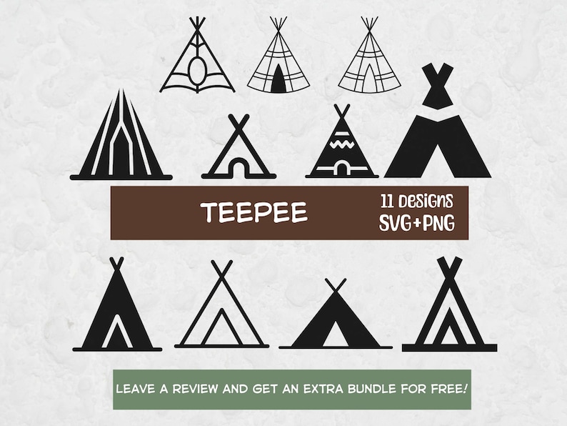 Teepee Svg, Svg Files for Cricut, Teepee PNG Clipart Image, Tent Cut ...