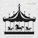 Carousel Svg, SVG Files for Cricut, Adventure SVG, Theme Park SVG ...