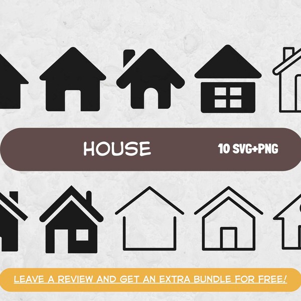 House Svg - Etsy