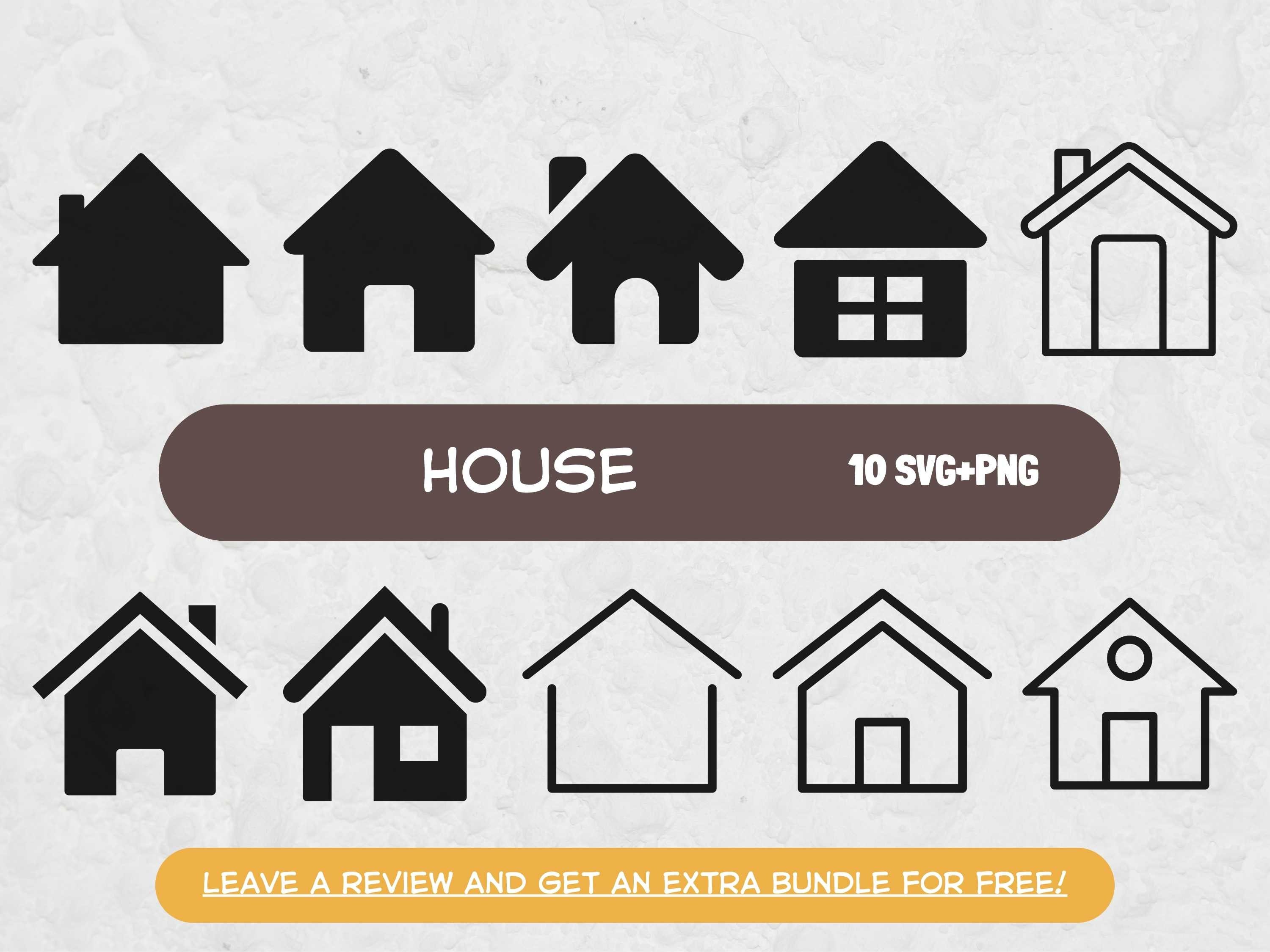 Casa in formato Svg file in formato Svg per Cricut file di - Etsy Italia