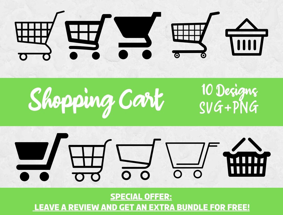 Shopping Cart SVG, SVG Files for Cricut, Shopping Clipart Image ...