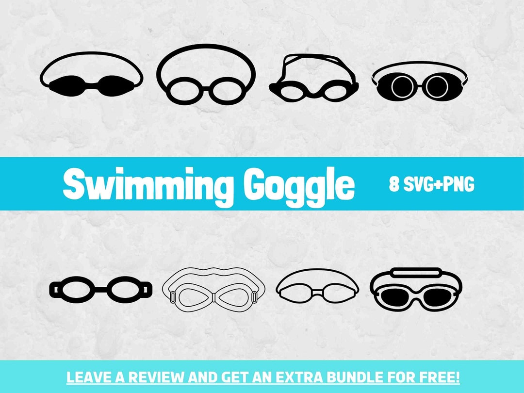 Swimming Goggles Svg, SVG Files for Cricut, Swim Svg, Goggles Svg ...