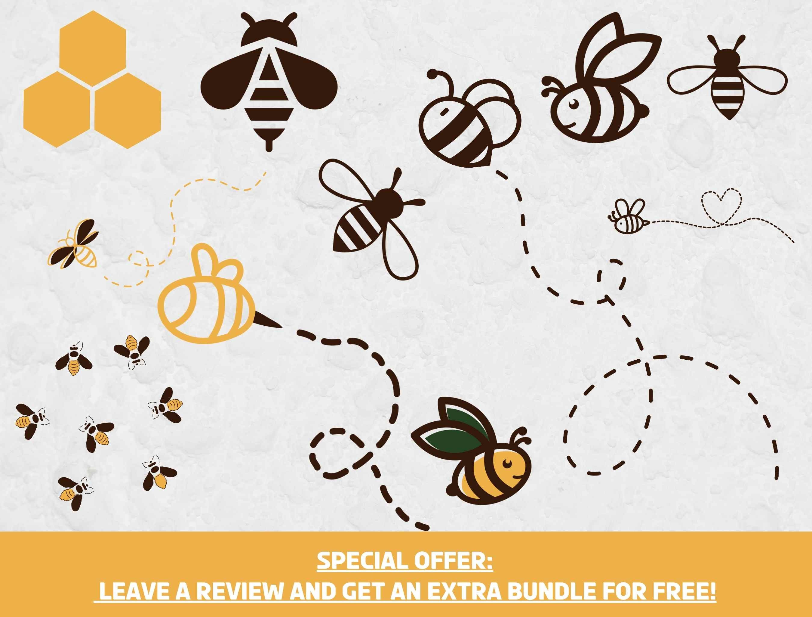 Bee Svg Bundle Bee Clipart Summer Svg Archivos SVG para - Etsy México