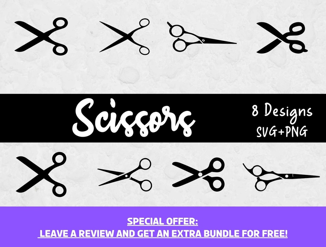 Scissors SVG Bundle, SVG Files for Cricut, Hairdresser Svg, Scissor ...