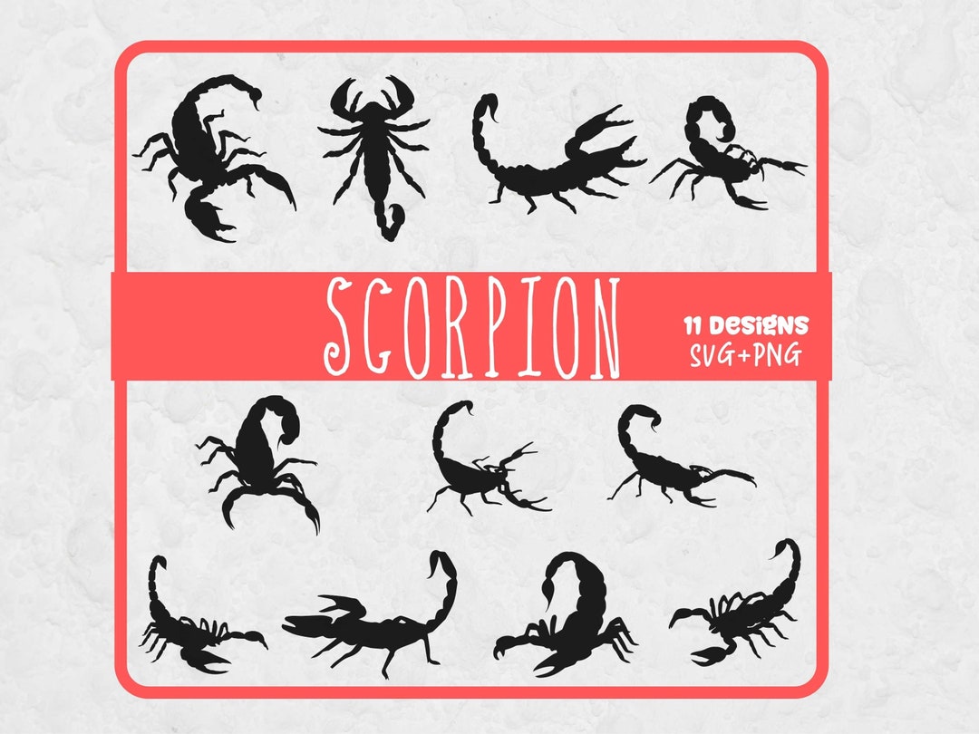 Escorpión SVG Archivos Svg para Cricut Archivo de corte de - Etsy México