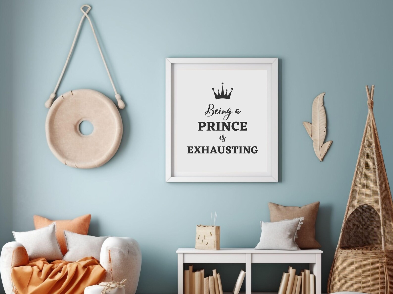 Being a Prince is Exhausting SVG, Funny Toddler Boy Shirt SVG, Little ...