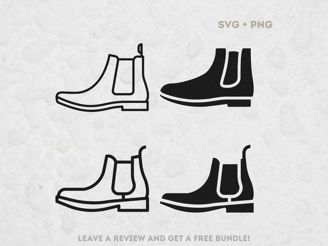 Chelsea Shoes Svg, SVG Files for Cricut, Shoe Clipart, Chelsea Shoe Cut ...