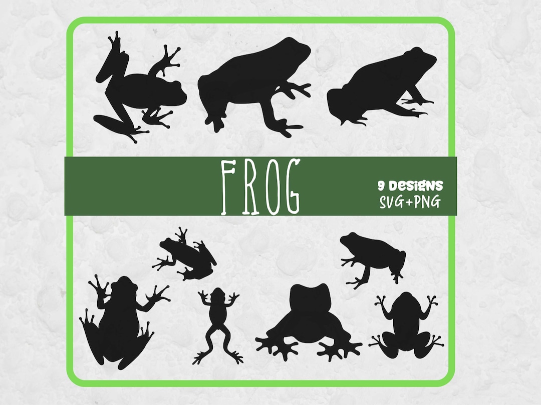 Frog Svg Bundle, Frog Vector, Frog Clipart, Frog Cut Files, Frog ...