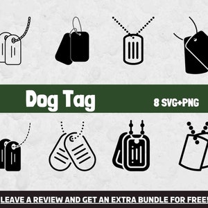 Dog Tag SVG, SVG Files for Cricut, Soldier Svg, Army Svg, Military SVG ...