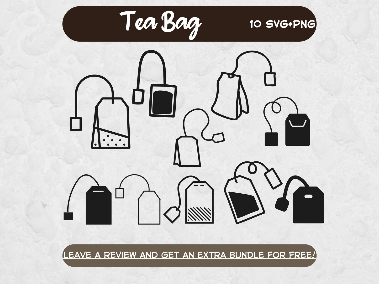 Tea Bag SVG, SVG Files for Cricut, Tea Svg, Tea Bag Png, Tea Clipart ...