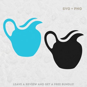 Pitcher Svg, SVG Files for Cricut, Pitcher Cut File, Water Clipart, Jug ...