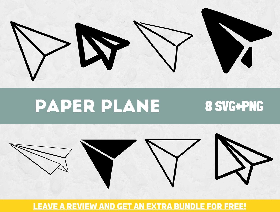 Paper Plane SVG, Svg Files for Cricut, Paper Plane Clipart, Toys Svg ...