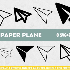 Paper Plane SVG, Svg Files for Cricut, Paper Plane Clipart, Toys Svg ...