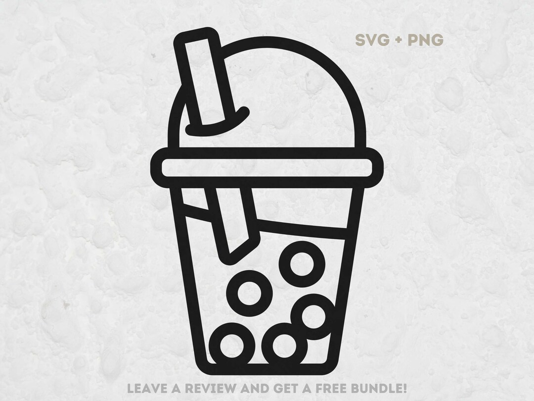 Bubble Tea SVG PNG, SVG Files for Cricut, Boba Svg, Kids Clipart ...