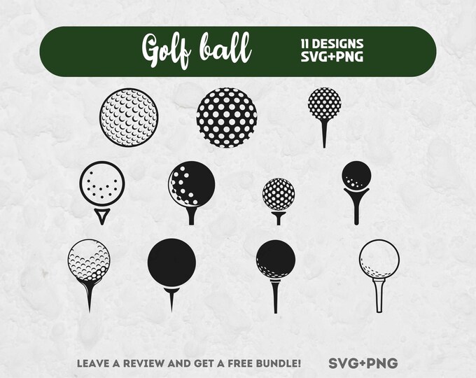 Golf Ball SVG, SVG Files for Cricut, Golf SVG, Golf Ball Vectors, Golf ...