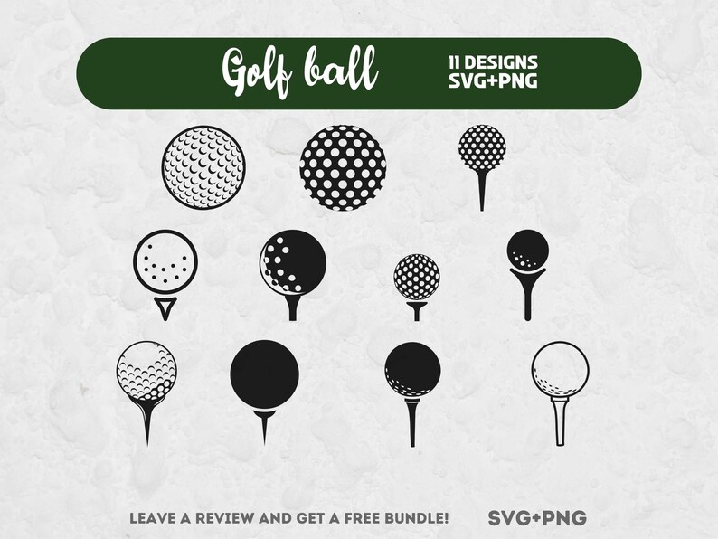 Golf Ball SVG SVG Files for Cricut Golf SVG Golf Ball - Etsy