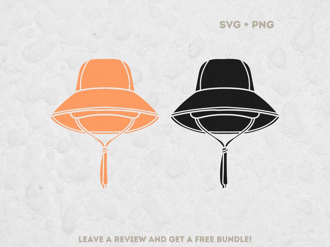 Rain Hat Svg Cut File, SVG Files for Cricut, Hat Png, Hat Silhouette ...