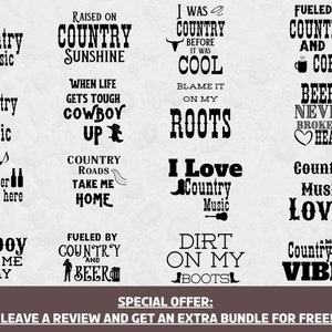 Country Music SVG, SVG Files for Cricut, Country Svg, Southern Svg ...
