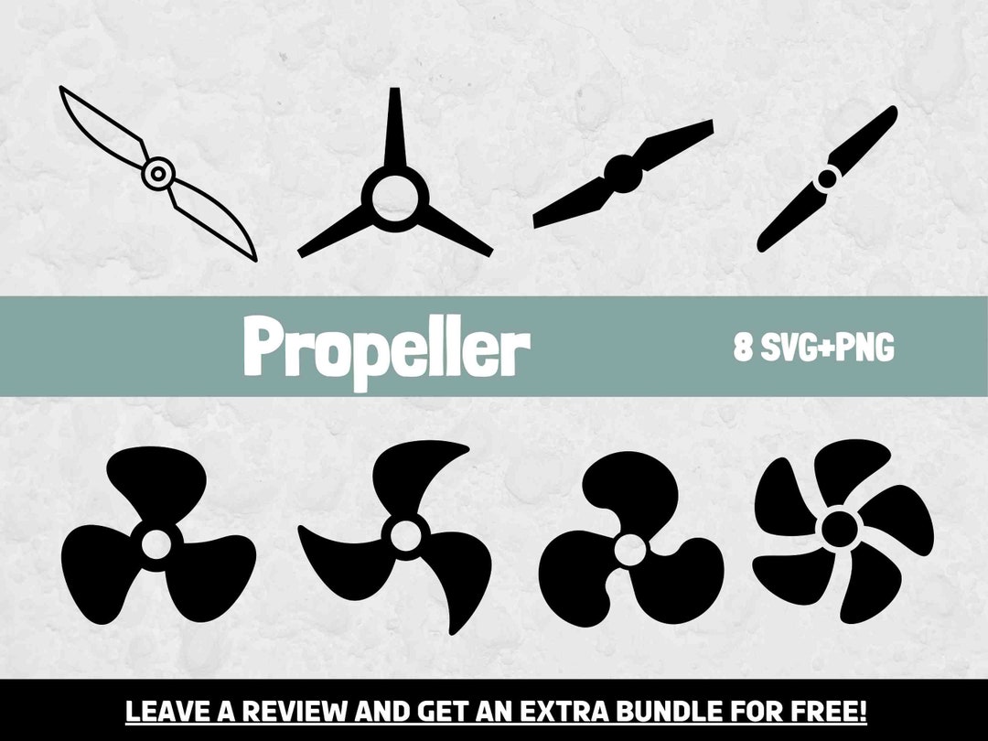 Propeller SVG, SVG Files for Cricut, Airplane Clipart, Travel Clipart ...
