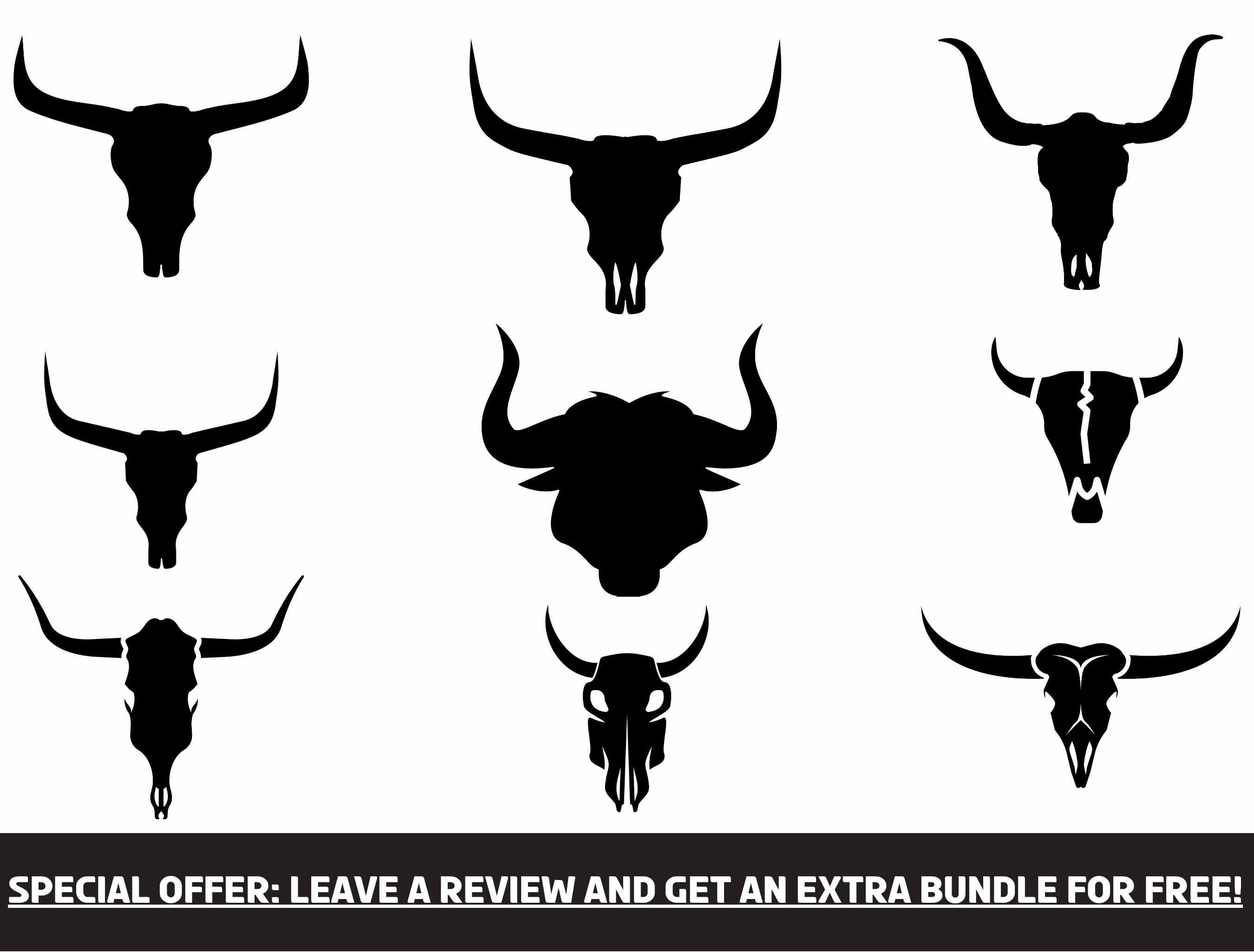 Bull Skull Svg Svg Files for Cricut Texas SVG SVG Bundle - Etsy