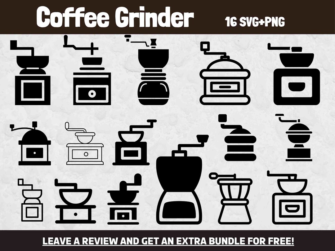 Coffee Grinder SVG, SVG Files for Cricut, Coffee Clipart, Coffee ...