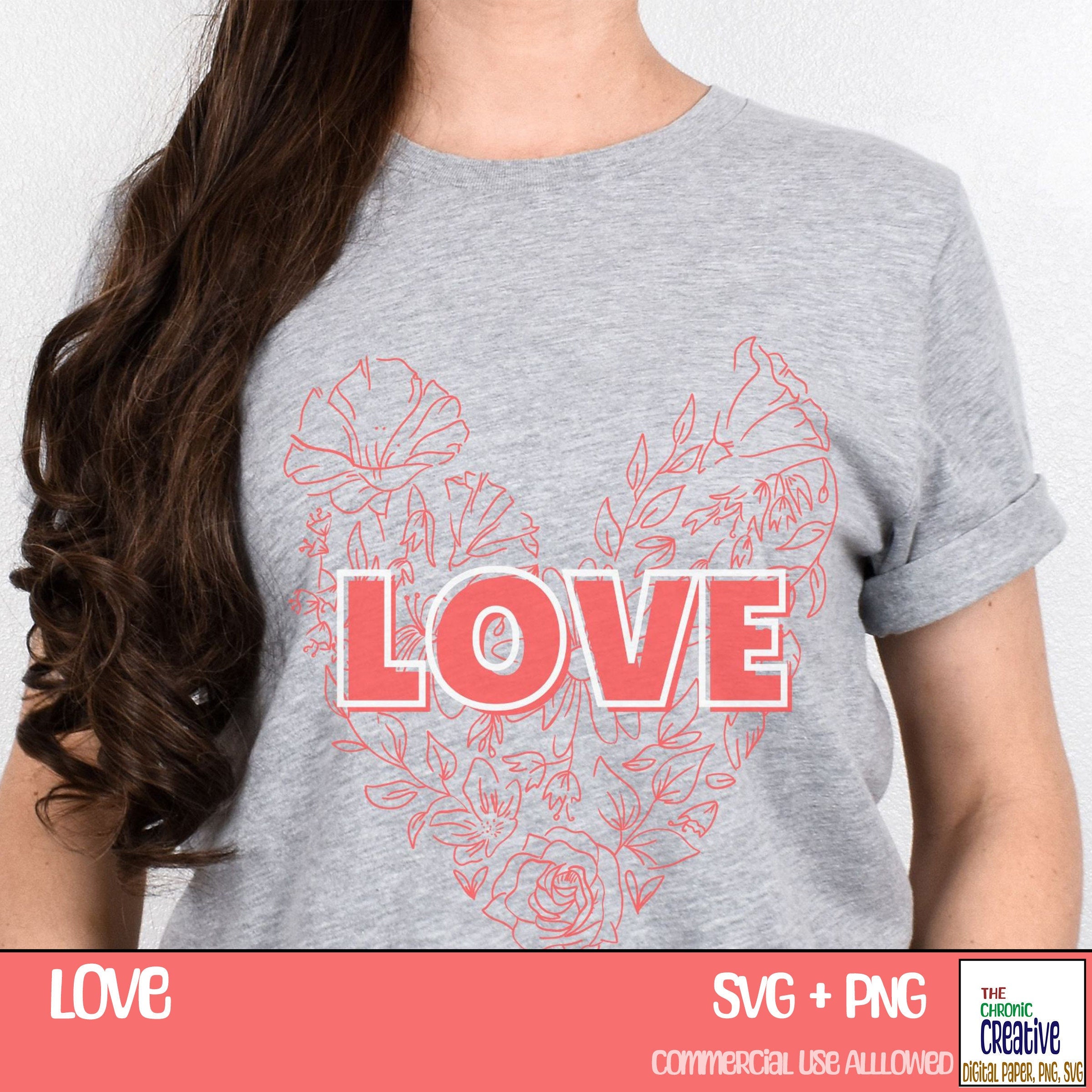 Love Heart SVG Archivos SVG para Cricut Love Svg Heart Svg - Etsy México